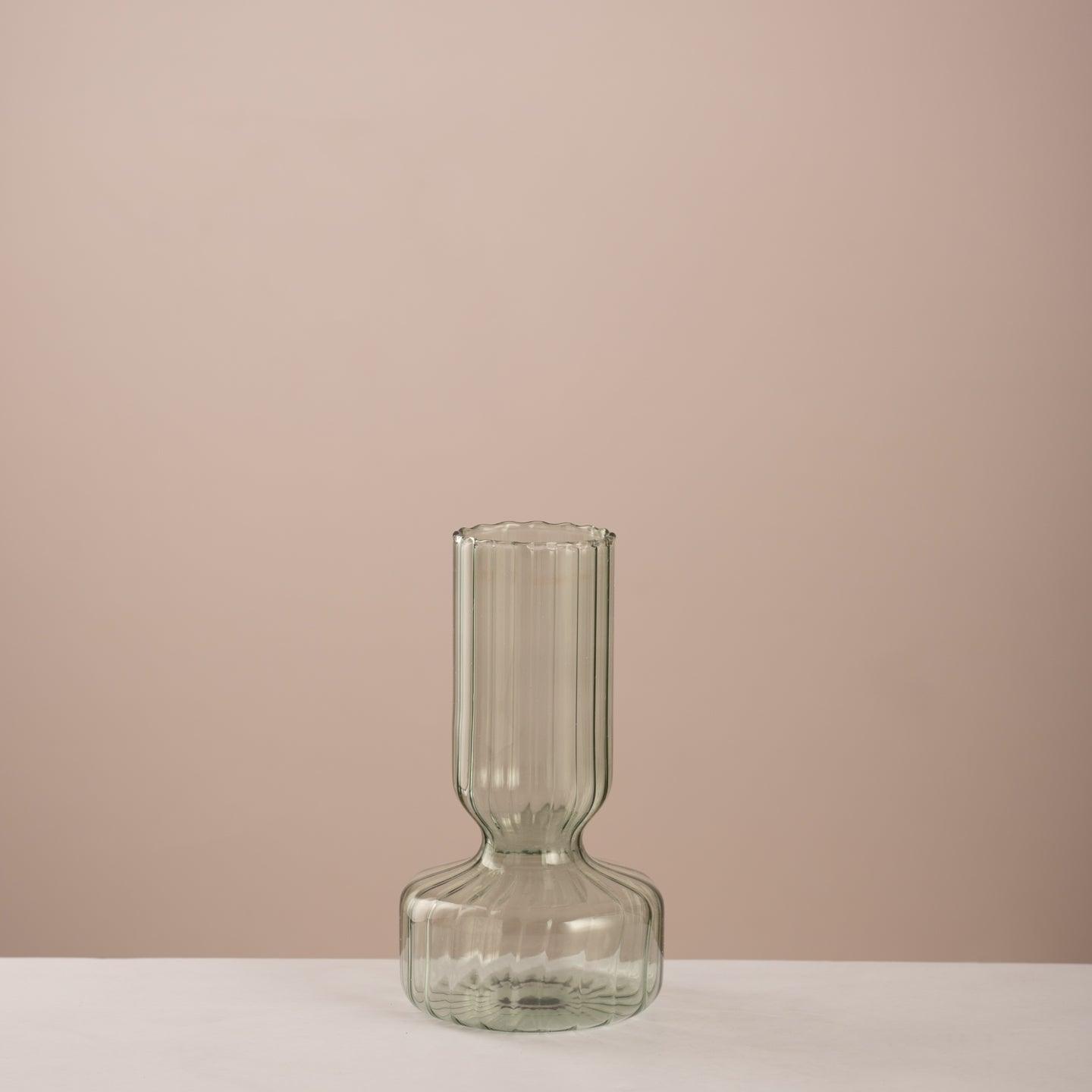 Fluted Column Glass Vase – Urban Home